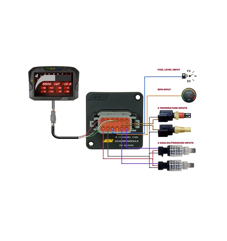 AEM 6 Channel CAN Sensor Module